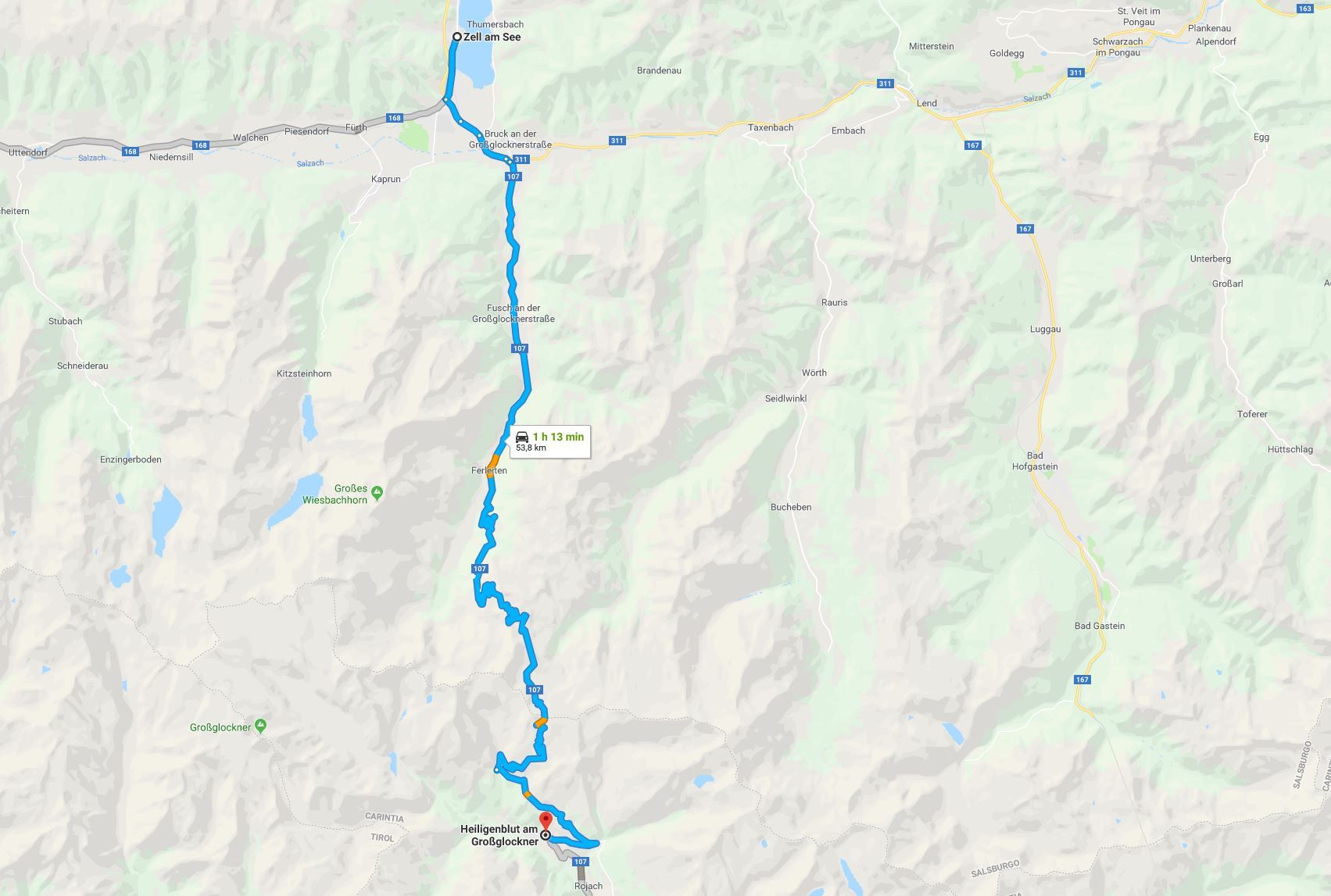 Carretera alpina de Grossglockner, Austria, cómo llegar, qué ver y visitar