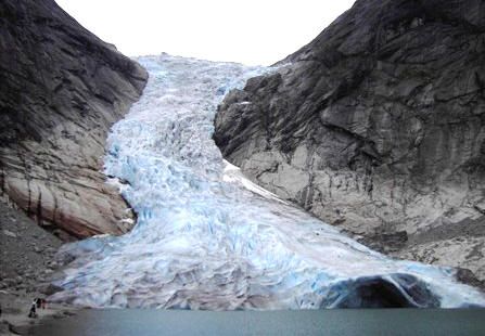 Glaciar Briksdal, el glaciar de Noruega a punto de desaparecer