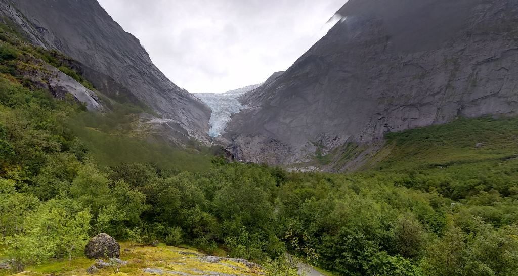 Glaciar Briksdal, el glaciar de Noruega a punto de desaparecer