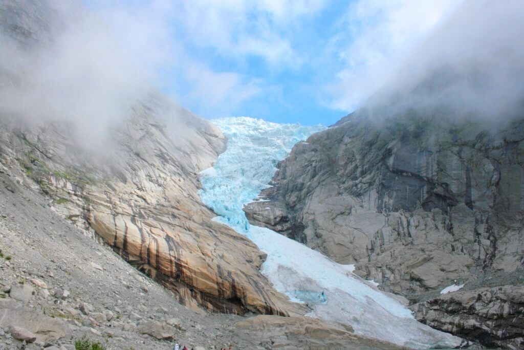Glaciar Briksdal, el glaciar de Noruega a punto de desaparecer